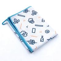 China Waffle Weave Microfibre Golf Towel Attachment Attachable Super Absorbent Golf Towel with Hanging Closure for sale