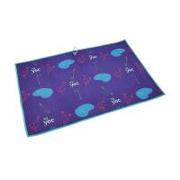 China custom woven pattern embroidered transfer print golf towel for golf waffle super absorbent sublimation for sale
