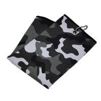 China Custom Logo Microfiber Waffle Towel For Sports Golf for sale