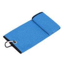 China High Quality Magnetic Golf Towel Custom Logo Different Shape Waffle Golf Towels New Design Magnet Golf Towel for sale