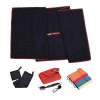 China Various Colors Customized Microfiber Golf Towel For Lightweight And Durable Products for sale