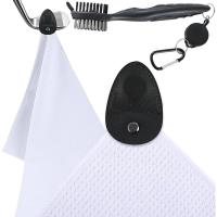 China Microfiber Sublimation Custom Waffle Golf Towel For Golf Ball Cleaning for sale