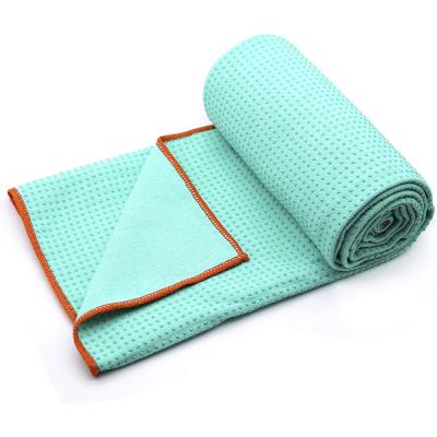 China 2026 Custom Printed Microfiber Yoga Towel Microfiber Towel Yoga Hot Yoga Mat Towel Non-slip for sale