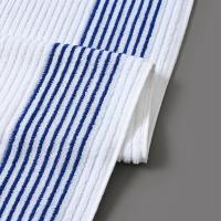 China 22x42inch Large Fitness Ribbed Terry Towel Locker Rooms Towel Center Cut Striped Caddy Golf Towel Microfiber golf towel for sale
