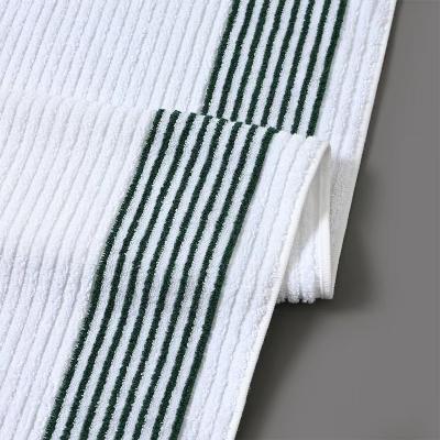 China Custom Logo Cotton Terry Golf Caddy Golf Towel Large Caddie Style Golf Towel Custom Logo Caddy Striped Microfiber Golf Towel for sale