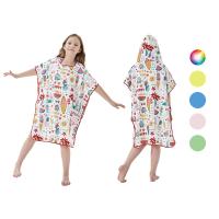 China Adult Swim Diving Microfiber Poncho Towel Towelling Beach Changing Robe for sale