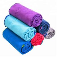China High Quality Quick-dry Suede Microfiber Sports Towel with Elastic Band for sale