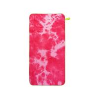 China Tie-dyed Personalized Quick Drying Colorful Microfiber Sport Towel for sale