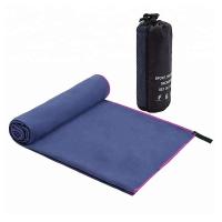 China OEM Suede Solid Color Beach Towel Quick-Dry Gym Microfiber Sports Towel for sale