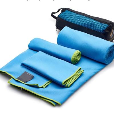 China Personalized Woven Camping Towels With Logo Custom Microfiber Sports Towel for sale