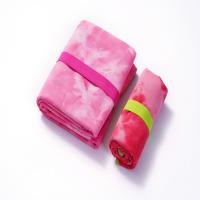China Polyester Gym Towel Quick Dry Absorbent Tie-Dyed Microfiber Sport Towel for sale