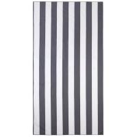 China Quick Dry Custom Digital Printed Stripe Beach Towel Microfibre Suede Towel for sale