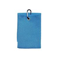 China Customized Logo High Quality Waffle Microfiber Golf Towel with Carabiner for sale