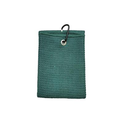 China High Quality Custom Embroidered Logo Microfiber Golf Towel With Clip for sale