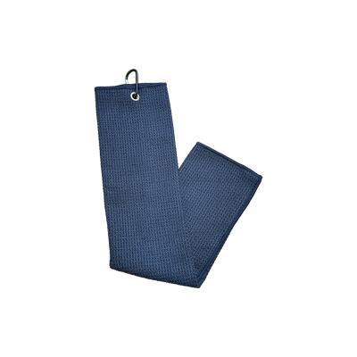China Super Absorbent Microfiber Golf Towel Customize Logo 40x60cm Cleaning Sports Towel for sale