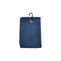 China Custom Logo Microfiber Pineapple Grid Golf Towel Durable for Golf Training for sale