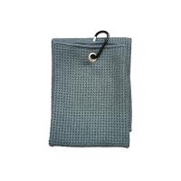 China Custom Logo Microfiber Pineapple Grid Golf Towel Durable for Golf Training for sale