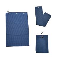China Custom Logo Design Golf Towel High Quality Microfiber Golf Towel for sale