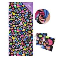 China Custom Towels With Logo Quick Dry Summer Large Microfiber Beach Towel for sale