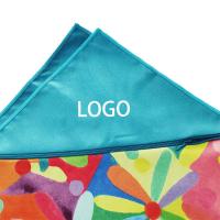 China Sublimation Printed Rpet Quick Dry Sand-Free Microfiber Beach Towel for sale