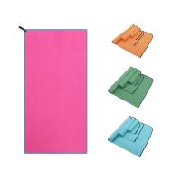 China Custom Different Color Rpet Gym Beach Sports Microfiber Suede Towel for sale