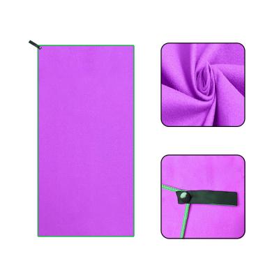 China Super Absorbent Microfiber Towel Color-Woven Soft Feel Microfiber Suede Towel for sale