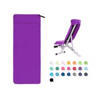China Quick-Dry Polyester Fitness Towel Custom Logo Solid Color Microfiber Gym Towel for sale