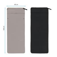 China Eco Friendly Custom Print Towel With Zipper Pocket Bag Microfiber Gym Towel for sale