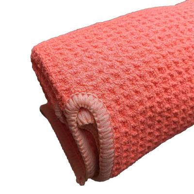 China Custom Logo Sublimation Golf Ball Cleaning Towel Microfiber Golf Towel for sale