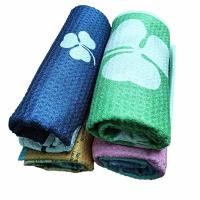 China Custom Accessories Hole Golf Towel Custom Logo Microfiber Golf Towel for sale