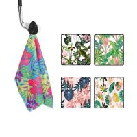 China Embroidered Design and Magnet for Clubs and Balls Waffle Golf Towel for sale