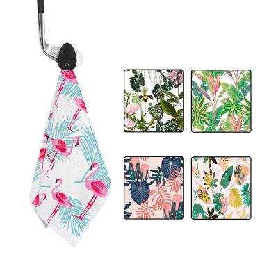 China Embroidered Design and Magnet for Clubs and Balls Waffle Golf Towel for sale