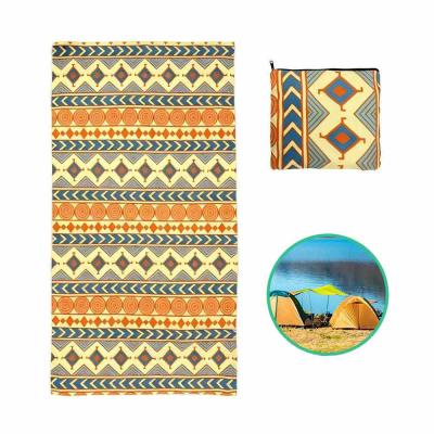 China 350gsm-390gsm Custom Private Label Sublimated Printed Beach Towel for sale