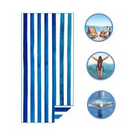 China GRS Certified Recycled Personalized Soft Absorbent Printed Beach Towel for sale
