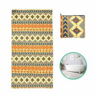 China Private Logo Super Water Absorbent Soft Sand Free Printed Beach Towel for sale