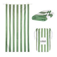 China Custom Designed Polyester & Polyamide Sublimation Printed Beach Towel for sale