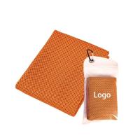 China Sports Towel Reactive Printed Instant Cold Microfiber Cooling Towel for sale