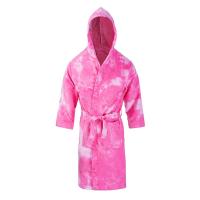 China Quick-Dry Tie-dyed Hooded Poncho for Beach Microfiber Poncho Towel for sale