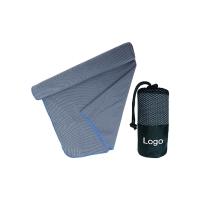 China Lightweight Quick-Dry Fitness Ribbed Texture Microfiber Sports Towel for sale