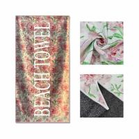 China Sublimated Large Polyester Charcoal Gray On Back Custom Beach Towel for sale