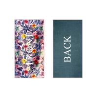 China Charcoal Gray On Back Personalized Sublimated Custom Beach Towel for sale