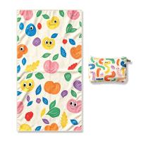 China Custom Printed Swimming Sand Free Microfiber Printed Beach Towel for sale