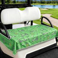 China Printed Microfiber Golf Cart Seat Cover Towel Microfiber Golf Towel for sale