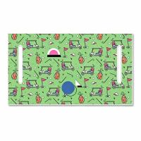 China Printed Microfiber Golf Cart Seat Cover Towel Microfiber Golf Towel for sale