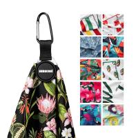 China Custom Print Design With Carabiner & Grommet Sports Waffle Golf Towel for sale