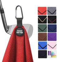 China Personalized Embroidery Logo Towels for Clubs Use Waffle Golf Towel for sale