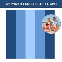 China Custom High Quality Extra Large Quick Dry Family Printed Beach Towel for sale