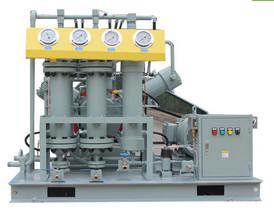 China Air Cooling 380v N2 Booster Compressor , Nitrogen Air Cooled Screw Compressor for sale
