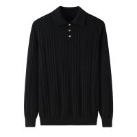 China 100% Pure Cashmere Polo Neck Business Sweater for sale