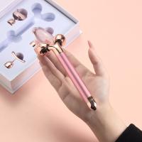 China 6-in-1 Electric Rose Quartz Face Roller for sale